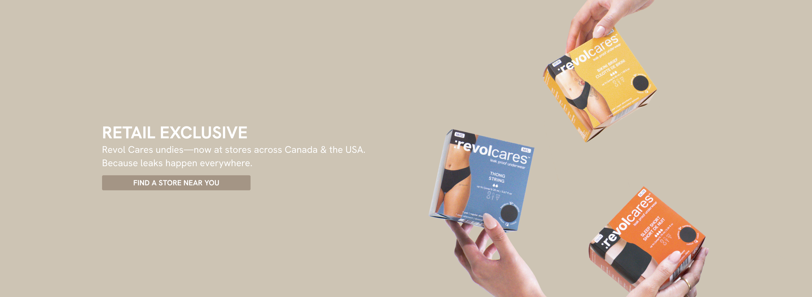 Revol Cares | Welcome to life with without leaks